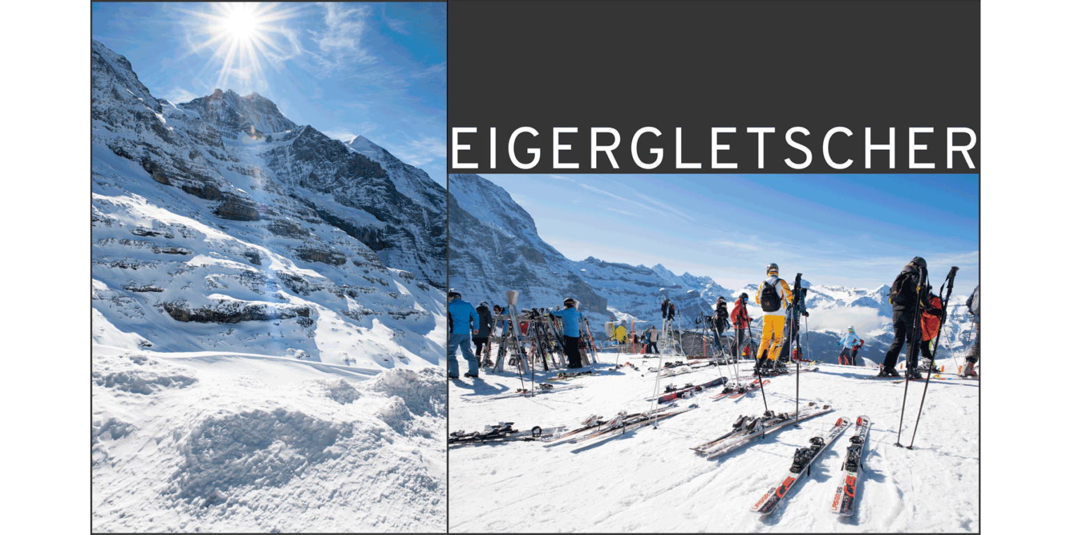 EIGER GLACIER - EIGERGLETSCHER | Alpine Holiday Services Wengen